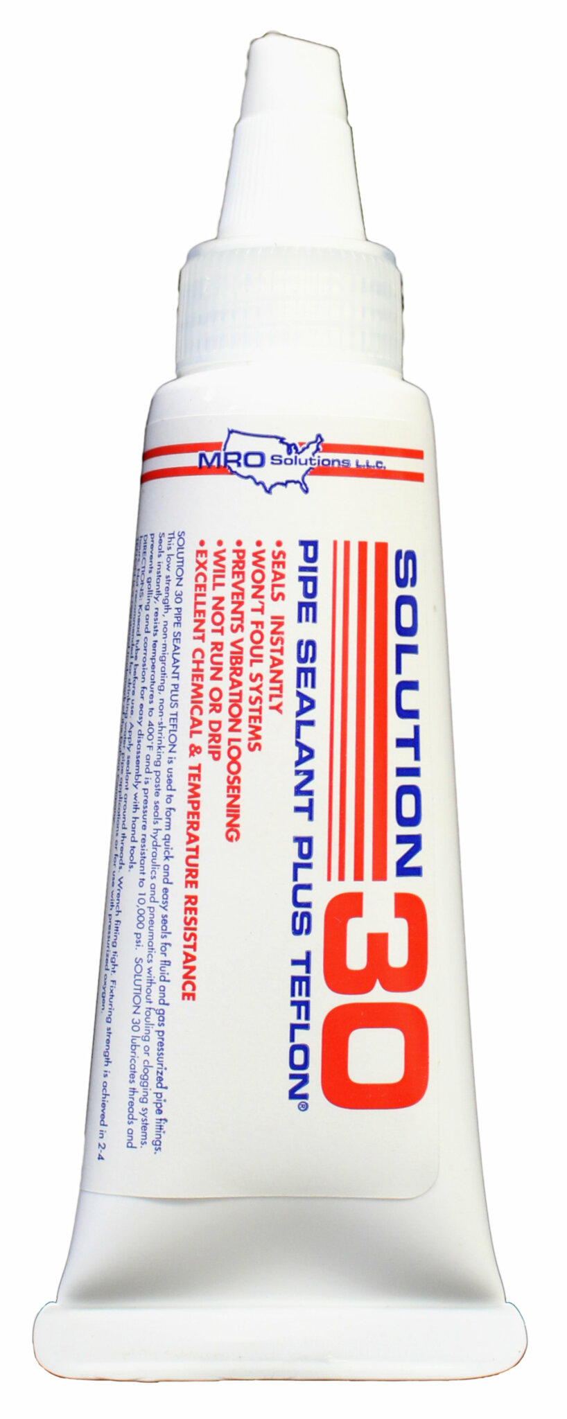 MRO Solution 30 – Pipe Sealant with Teflon - Made in USA Tools