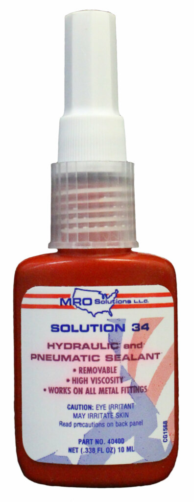 MRO Solution 34 – Hydraulic / Pneumatic Sealant - Made in USA Tools